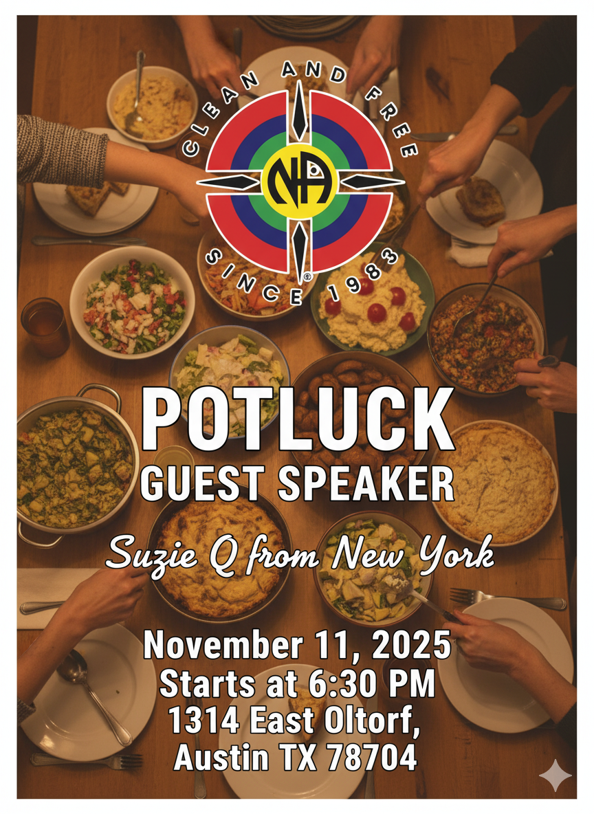 Clean and Free November Potluck and Speaker – Central Texas Area ...