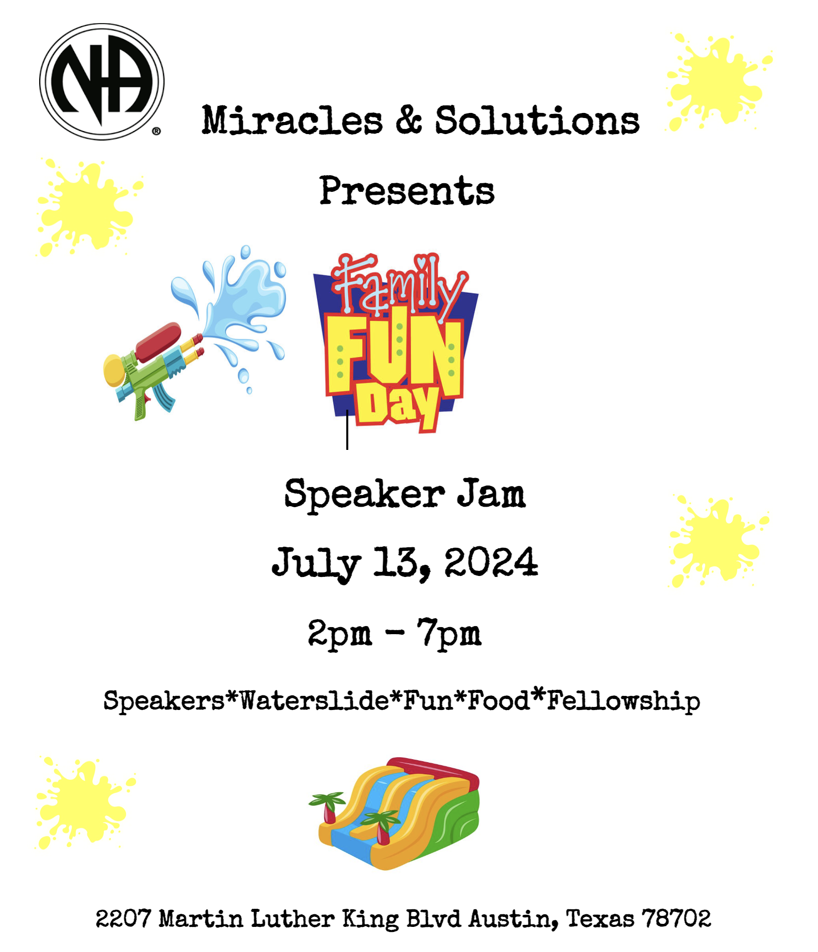 Miracles and Solutions Family Fun Day – Central Texas Area Narcotics ...